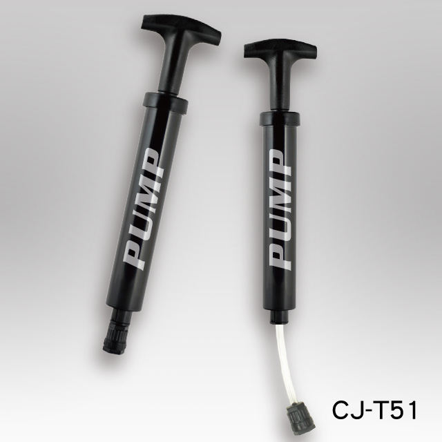 6”Double Action Pump(T Handle) W/AIR Hose Installed Inside - Jiao Hsiung